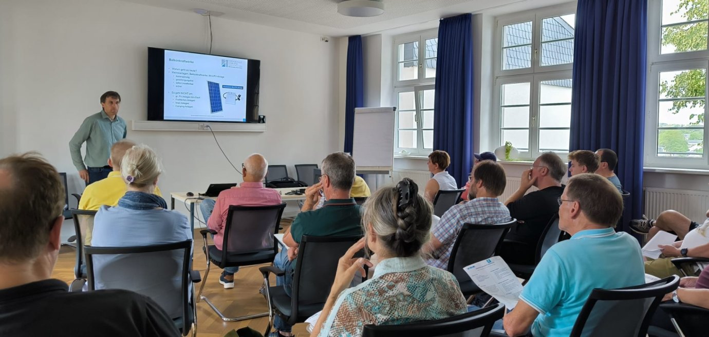 Praxis-Workshop zu Balkon-Solar-Anlagen in Nastätten | Rhein-Lahn-Kreis